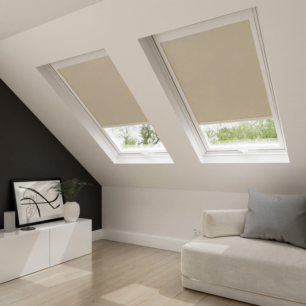 Bella Hessian Blind For Velux Blind | BlindsbyPost