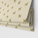 Emily Bond Marley Gold Motorised Blind | BlindsbyPost