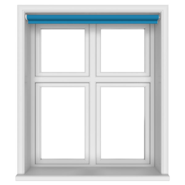 Unicolour Cyan Motorised Blinds UK - BlindsbyPost