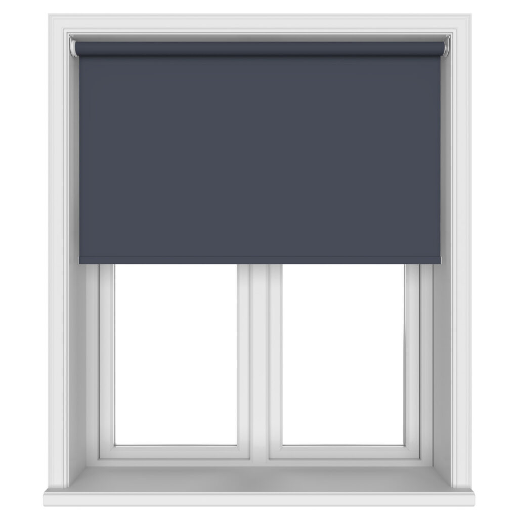 Unishade Navy Motorised Blinds UK - BlindsbyPost