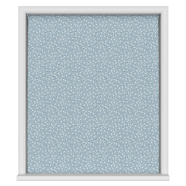 Laura Ashley Campion Newport Blue Blinds UK - BlindsbyPost